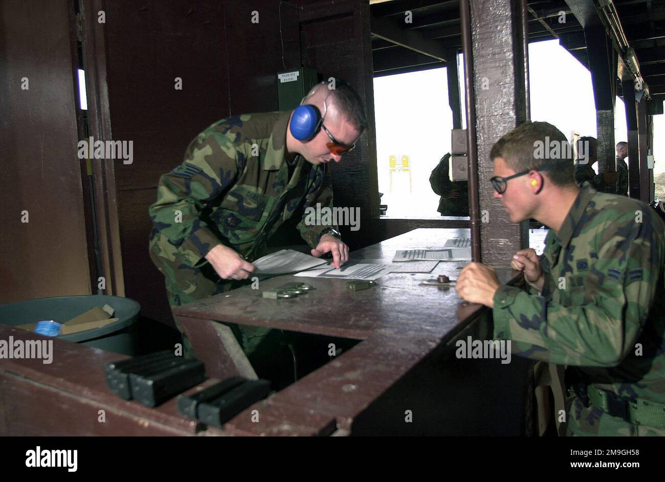 STAFF Sergeant Joe Diaz, USAF, (left), and AIRMAN First Class David ...
