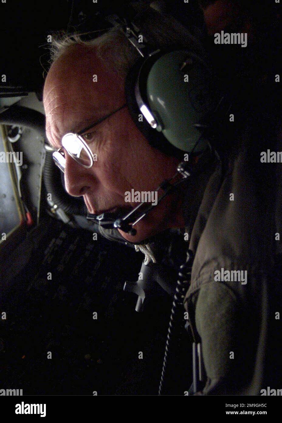 On the job portrait of CHIEF MASTER Sergeant Jim Monaco, USAF, a KC-135 ...