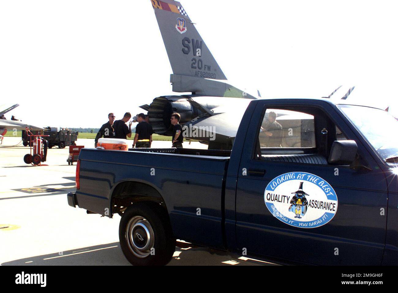 A spot-check by the 20th Fighter Wing Quality Assurance (QA). The truck ...