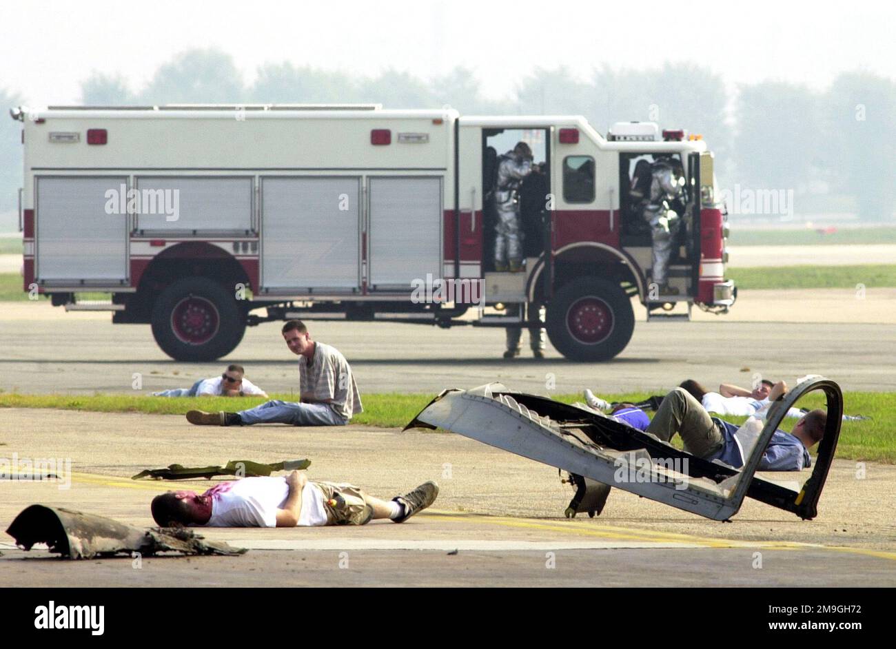 Bodies lay amongst scattered debris as the 51st Civil Engineer ...