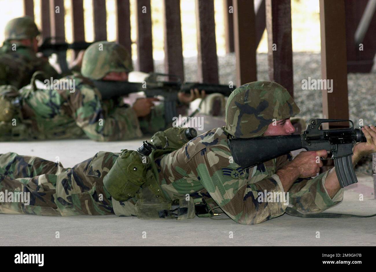 SENIOR AIRMAN Nick Masi, 39th Security Forces Squadron, sites his ...