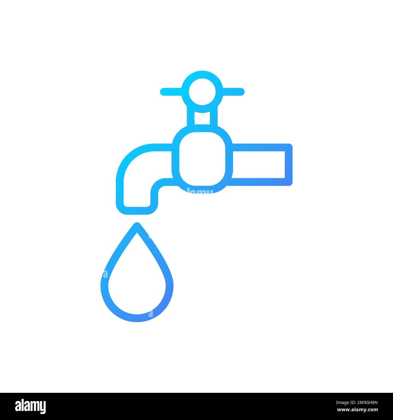 Public water supply sign Stock Vector Images - Alamy