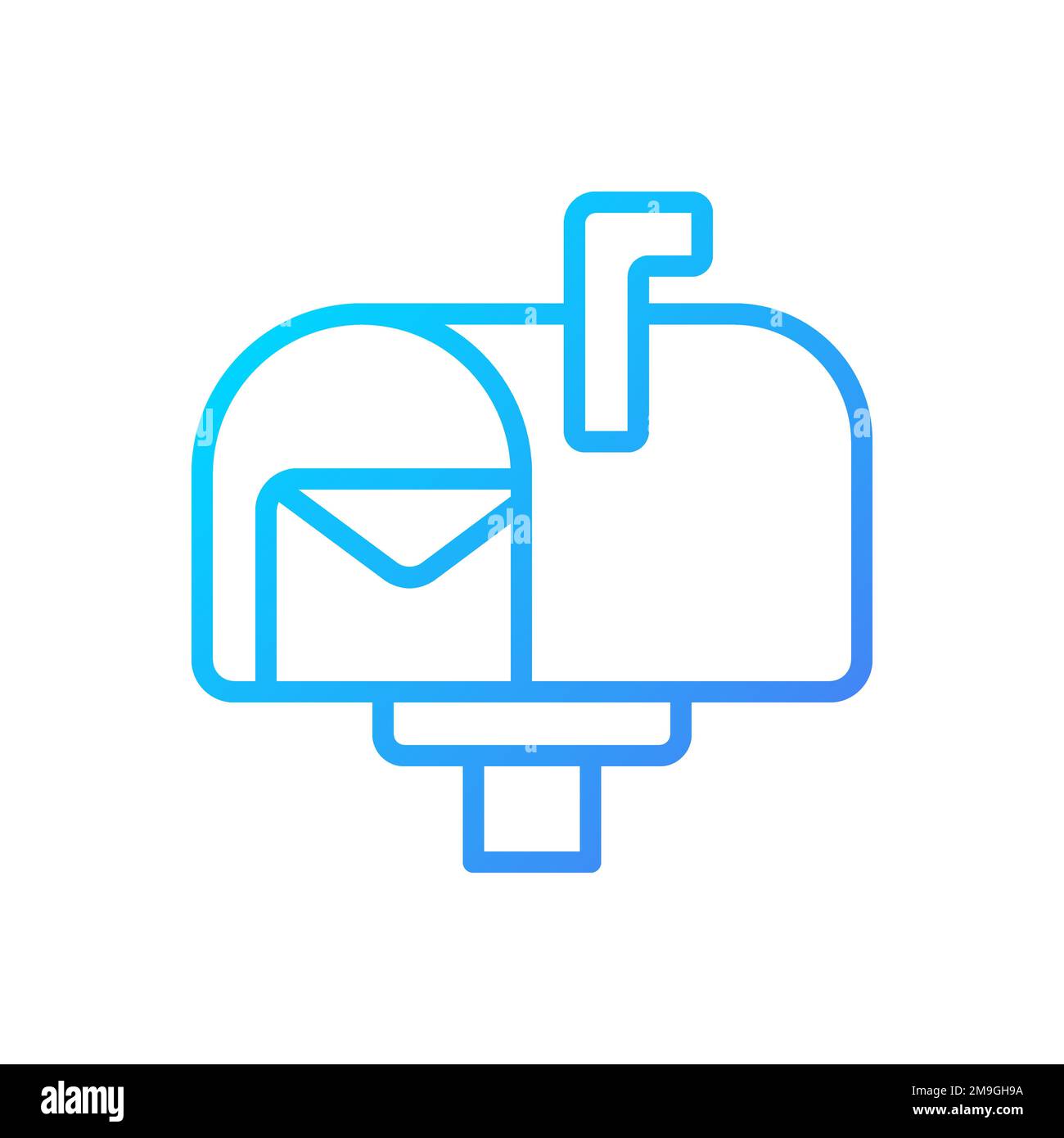 Postal service pixel perfect gradient linear vector icon Stock Vector ... Postal service pixel perfect gradient linear vector icon Stock Vector ...