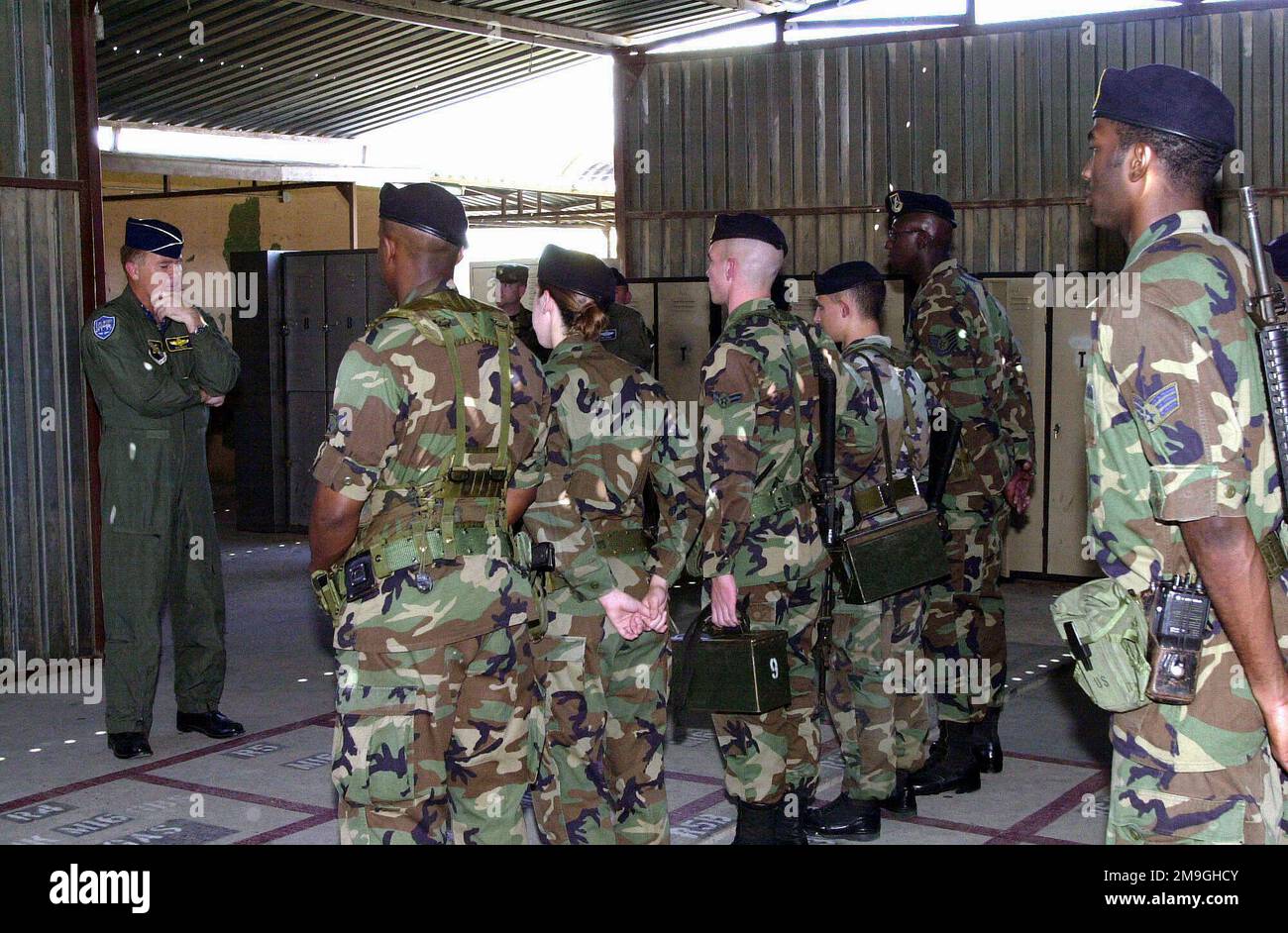 At the 39th Security Forces Squadron Guard Mount, Lieutenant General ...