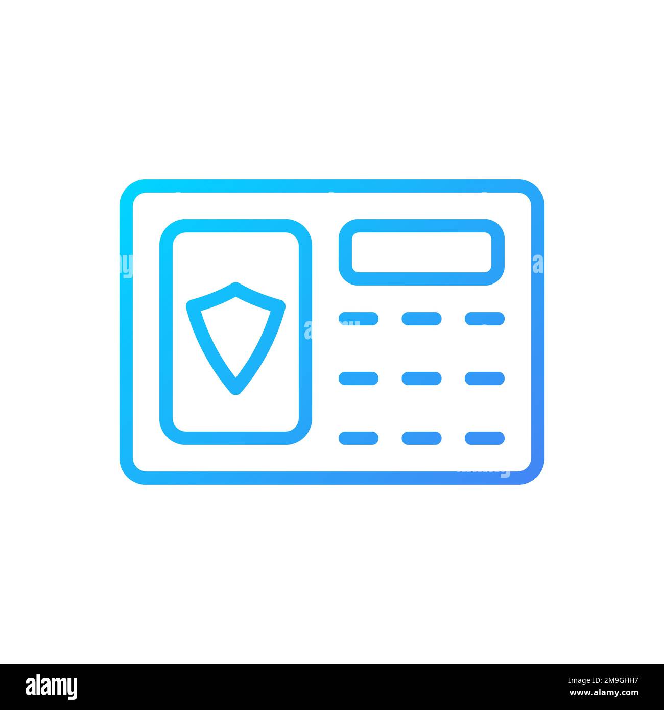 Intrusion alarm Stock Vector Images - Alamy