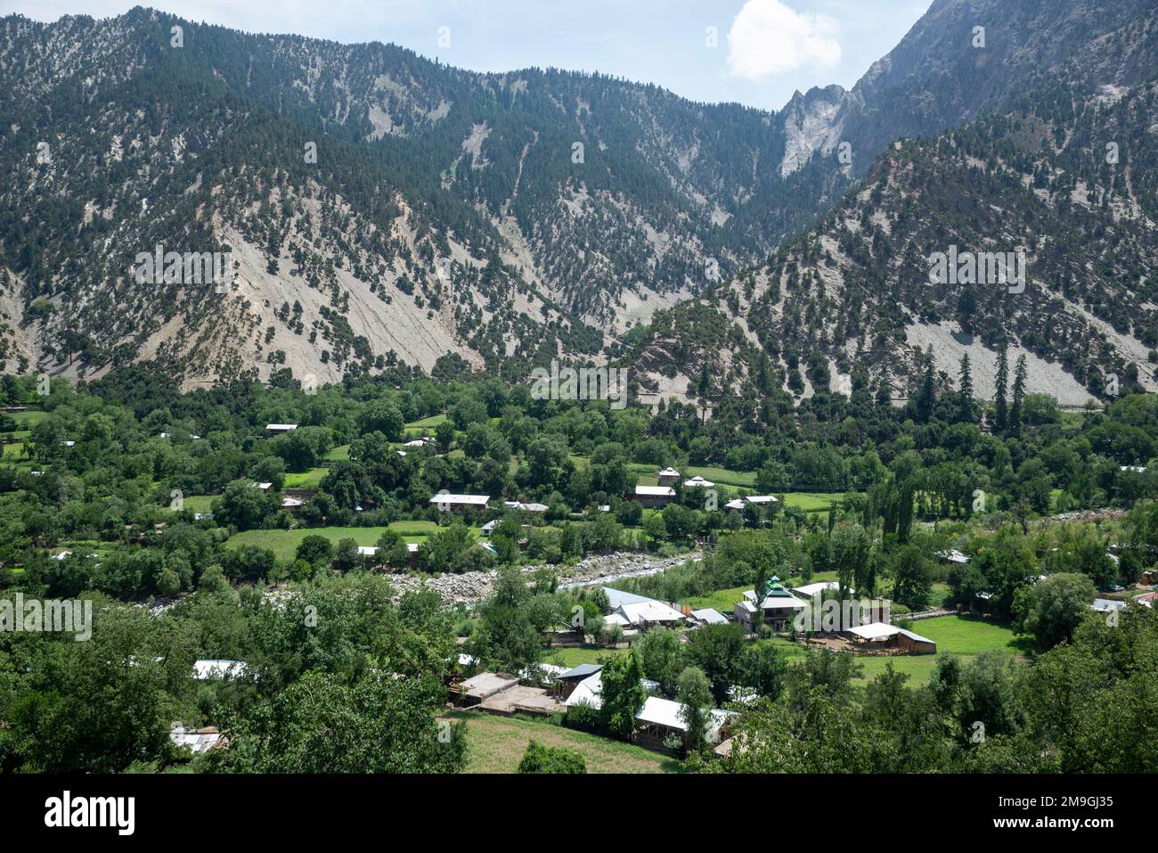Landscape of Bumburet Valley, Pakistan Stock Photo - Alamy