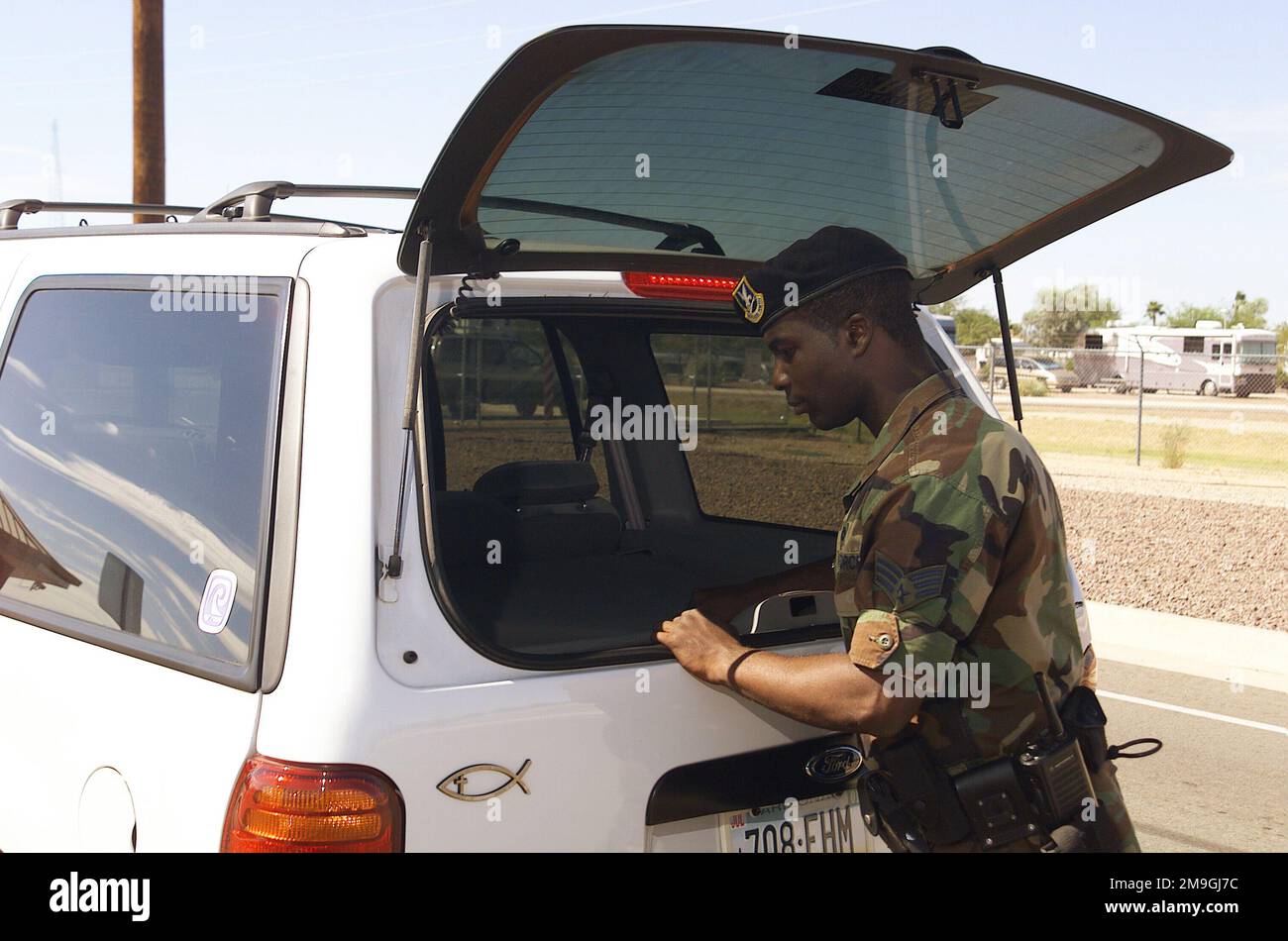 355th Security Forces Squadron personnel at Davis-Monthan Air Force ...