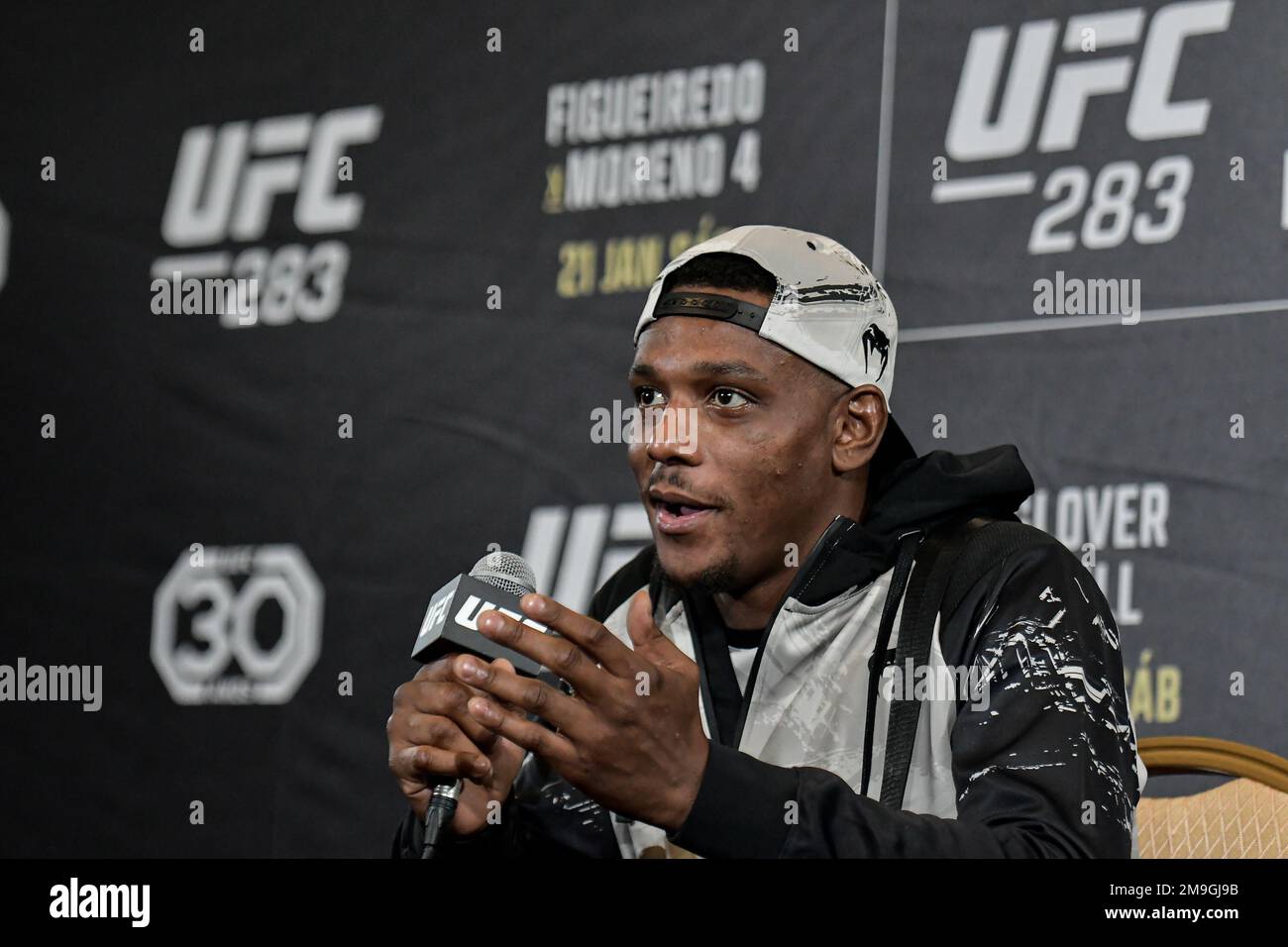 RJ - Rio de Janeiro - 01/18/2023 - UFC 283 MEDIA DAY - Jamahal Hill ...