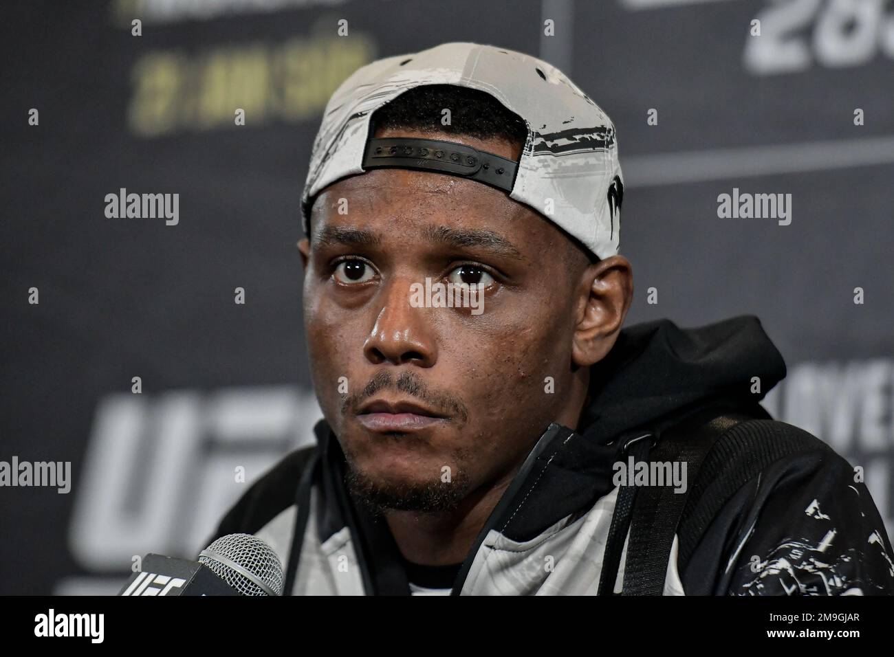 RJ - Rio de Janeiro - 01/18/2023 - UFC 283 MEDIA DAY - Jamahal Hill ...