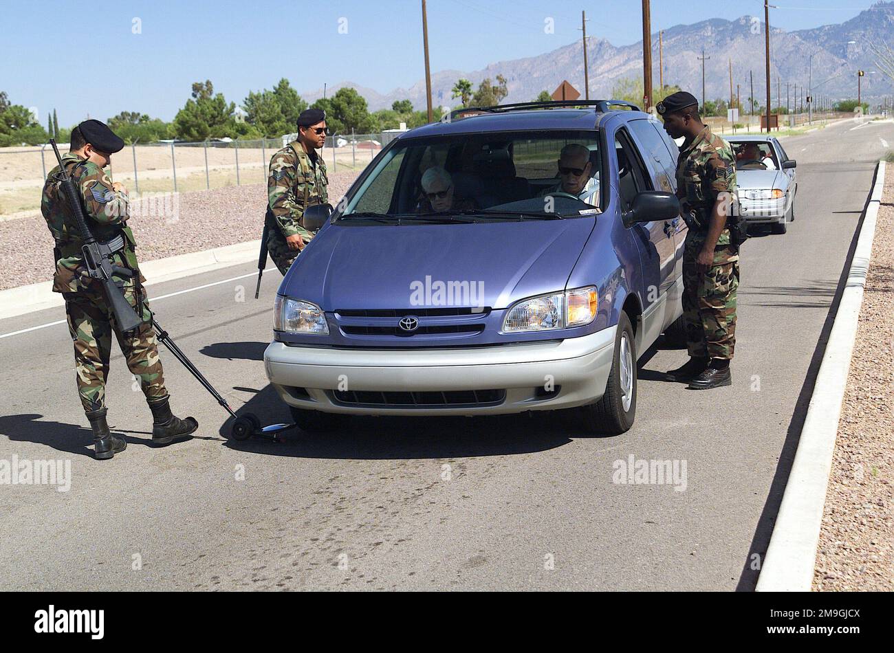 355th Security Forces Squadron personnel at Davis-Monthan Air Force ...