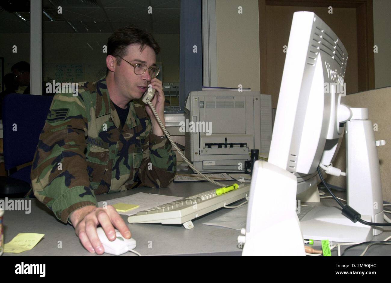 Communications Control Center Shift Supervisor, STAFF Sergeant Brian ...