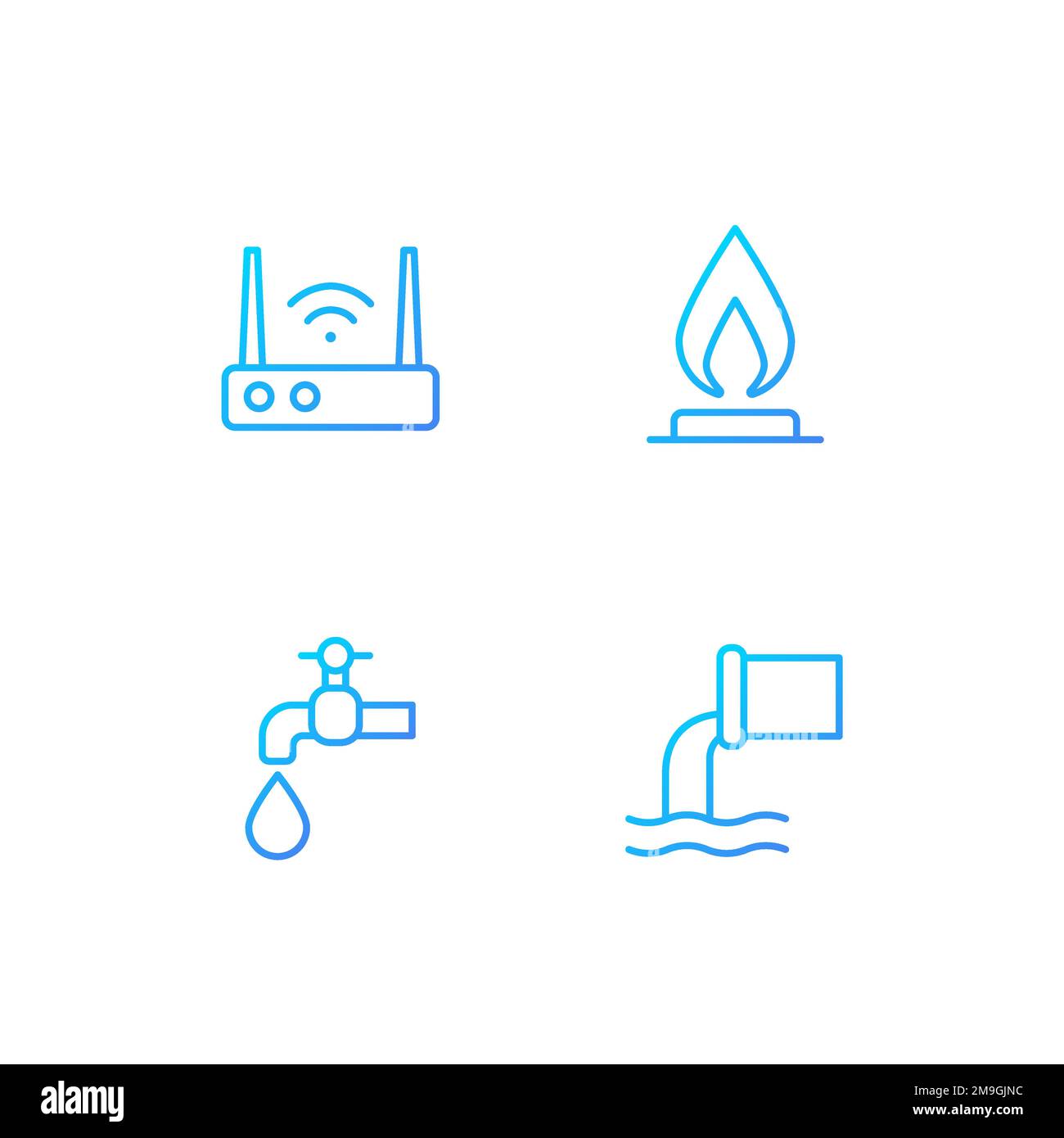 Home services pixel perfect gradient linear vector icons set Stock ... Home services pixel perfect gradient linear vector icons set Stock ...