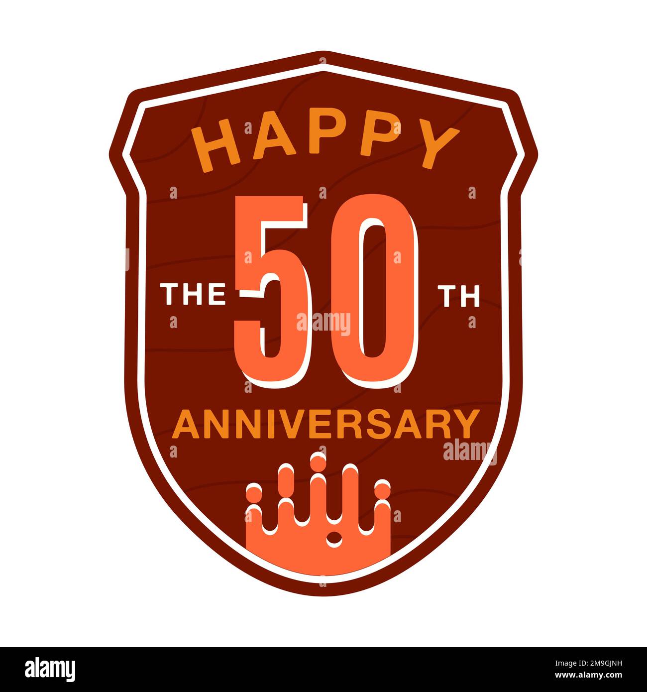 Happy birthday number 50 greeting Stock Vector Images - Alamy