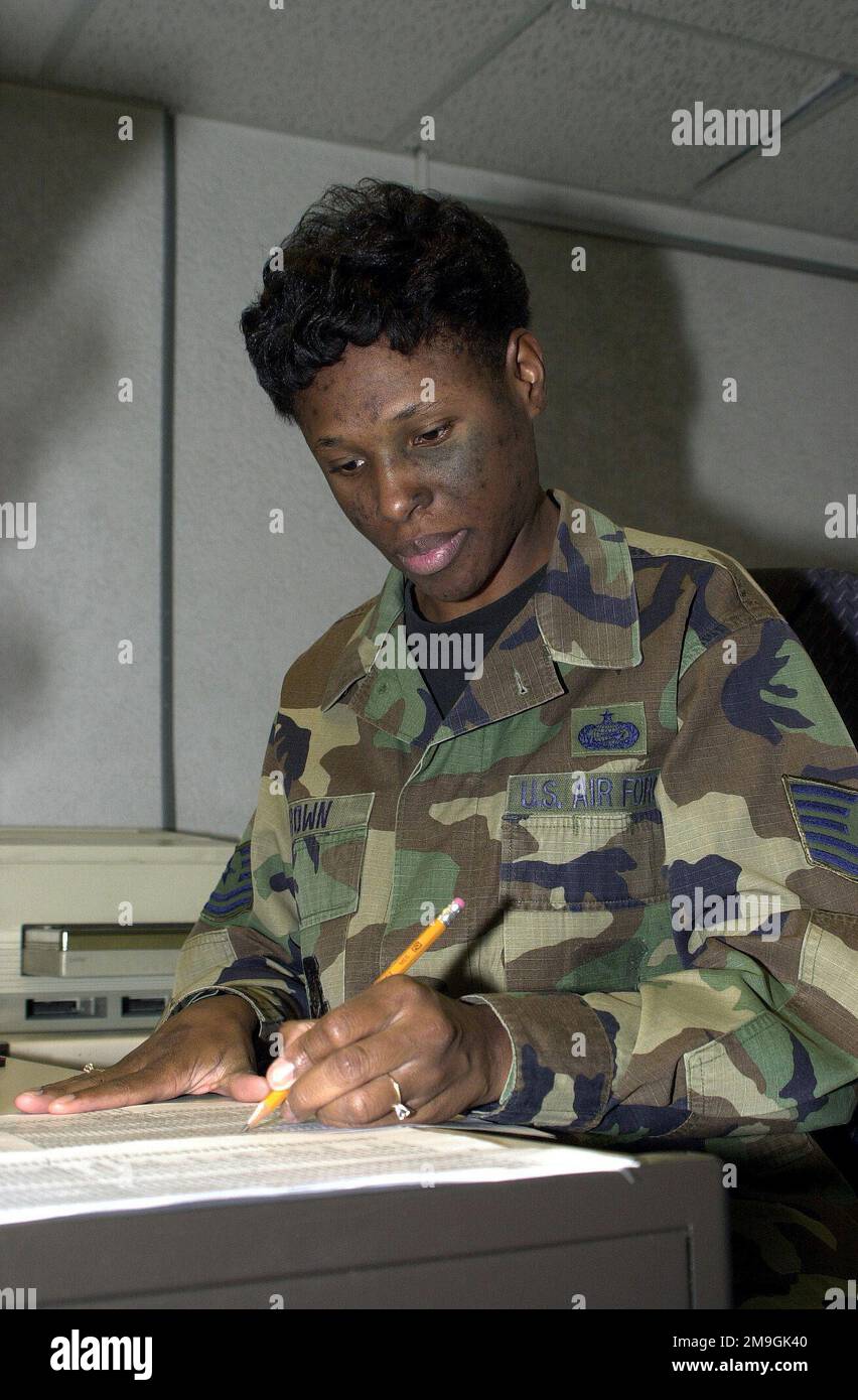 Personnel Readiness Function, Technical Sergeant Latricia Brown, USAF ...