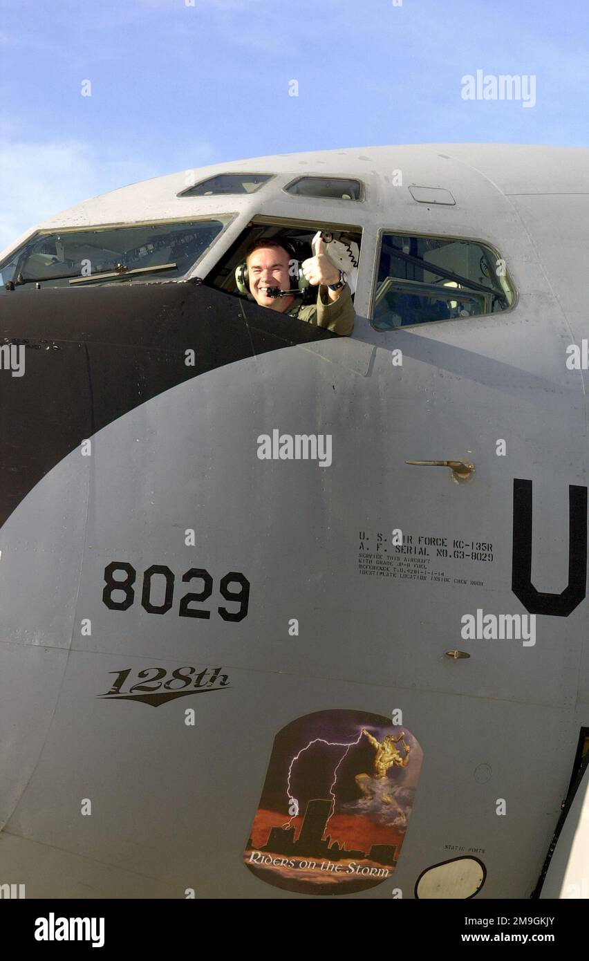 A pilot for the 128th Air Refueling Wing (Wisconsin Air National Guard ...