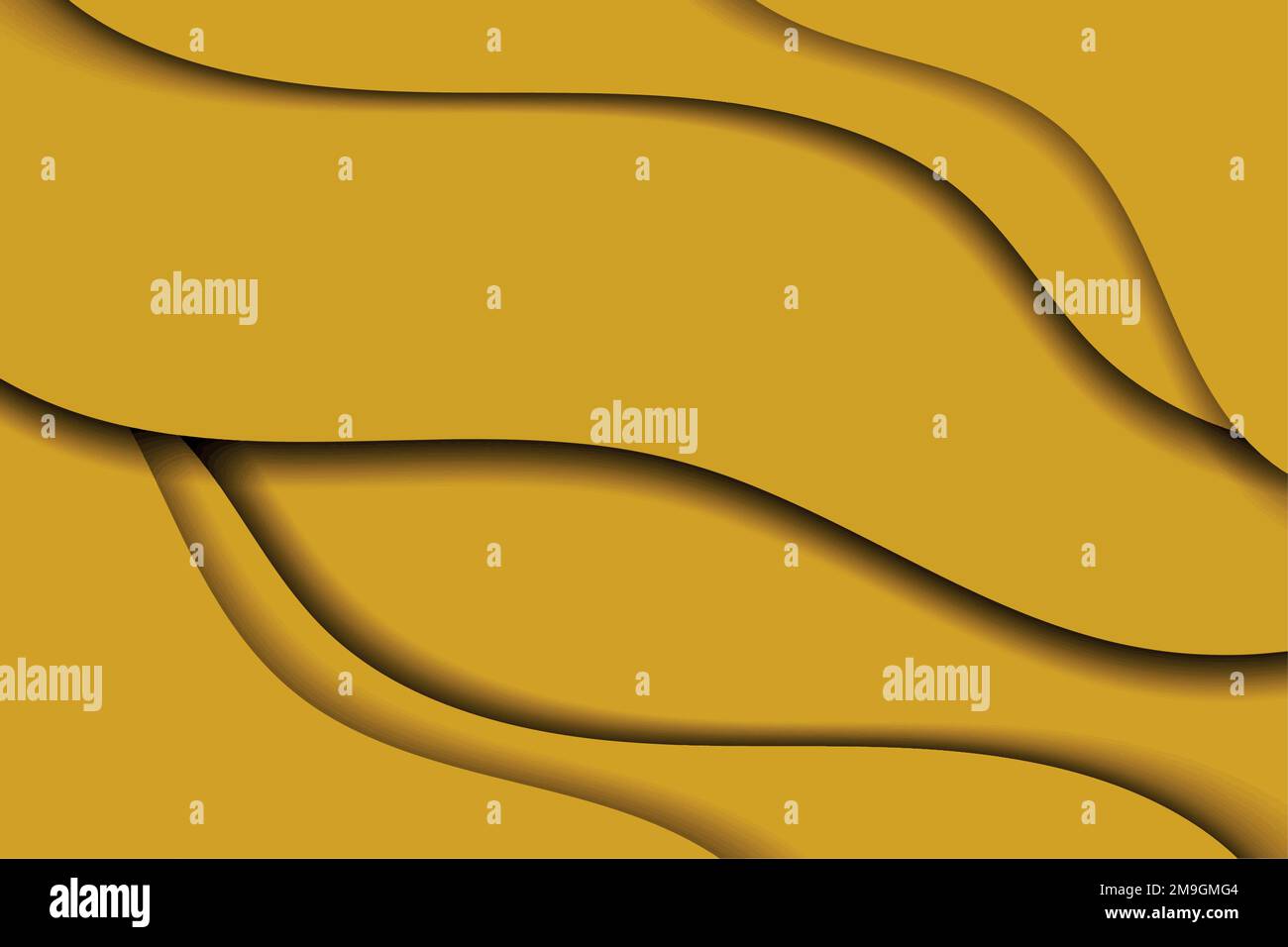 Yellow wavy patterned background vector Stock Vector Image & Art - Alamy