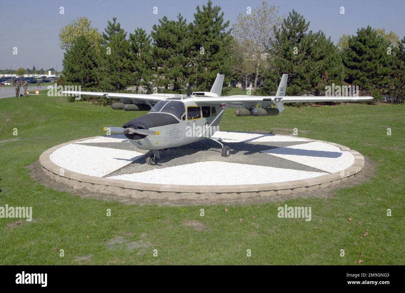 105th Airlift Wings newly installed static display aircraft: the Cessna ...