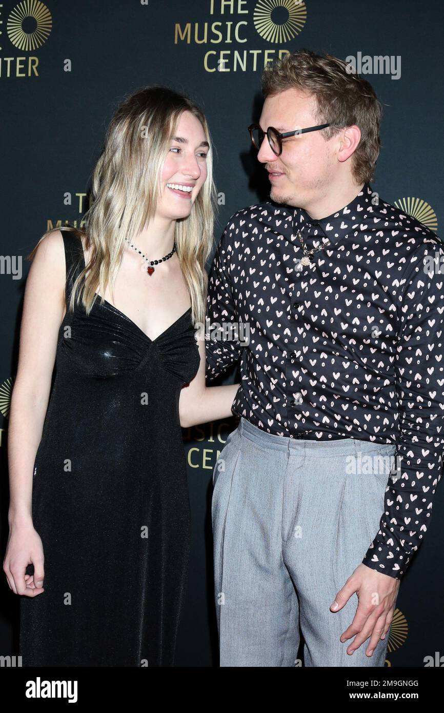 LOS ANGELES - JAN 14: Wendlo, Jacob Hamilton, Chelsea Hamilton at Music ...