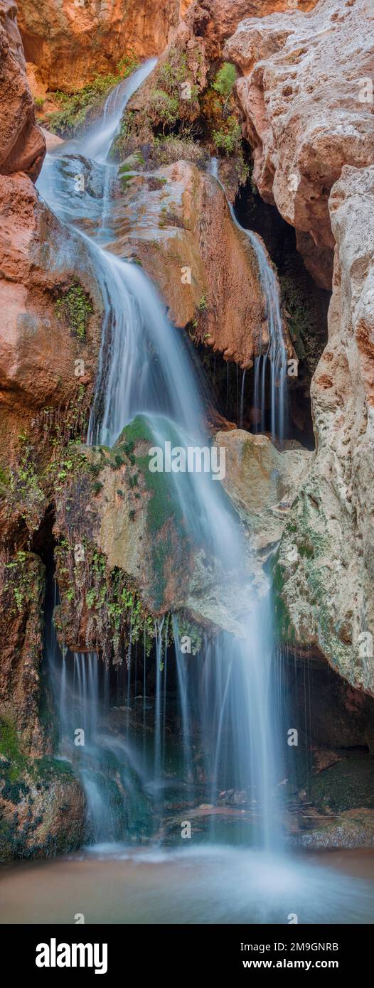 Elves Chasm waterfall, Grand Canyon National Park, Arizona, USA Stock ...