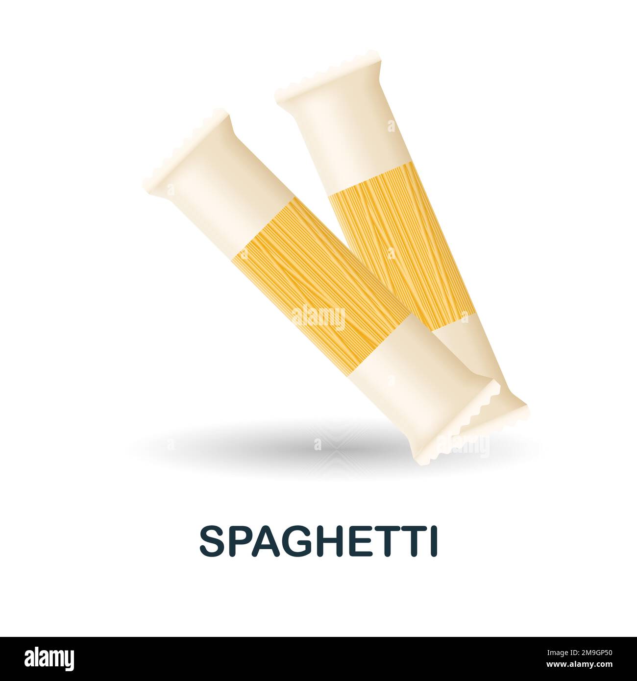 Spaghetti Icon 3d Illustration From Food Market Collection Creative