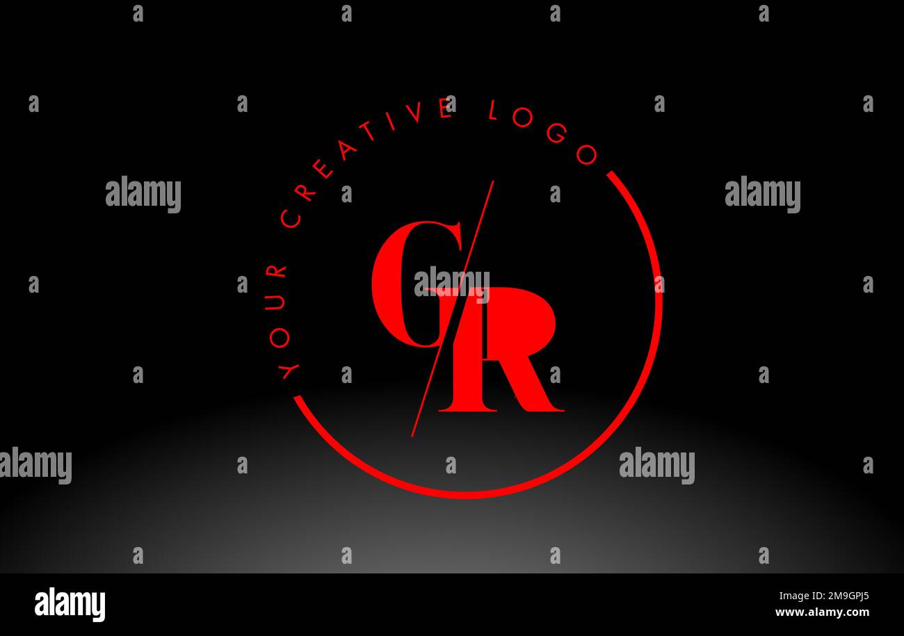 Gr letter logo design hi-res stock photography and images - Alamy