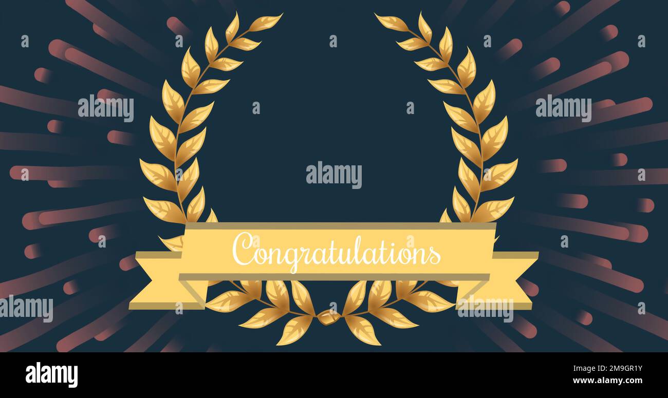 Red congratulations hi-res stock photography and images - Alamy