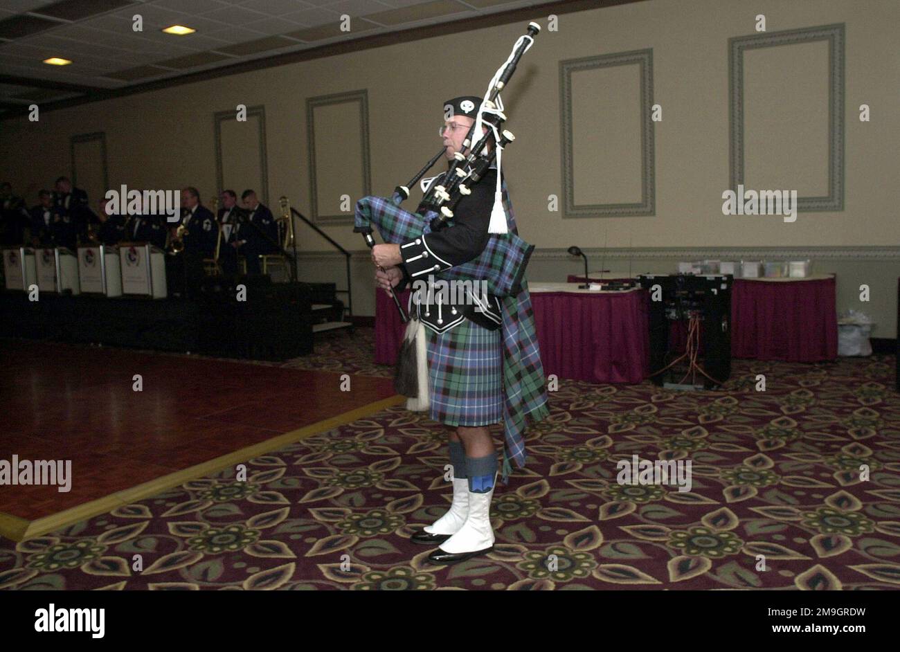 Technical Sergeant Tim Ross, USAF, of the 553rd Air National Guard Band ...