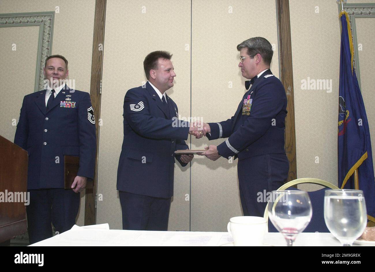 At the 193rd's Dining Out, Technical Sergeant James Filbert, USAF, of ...