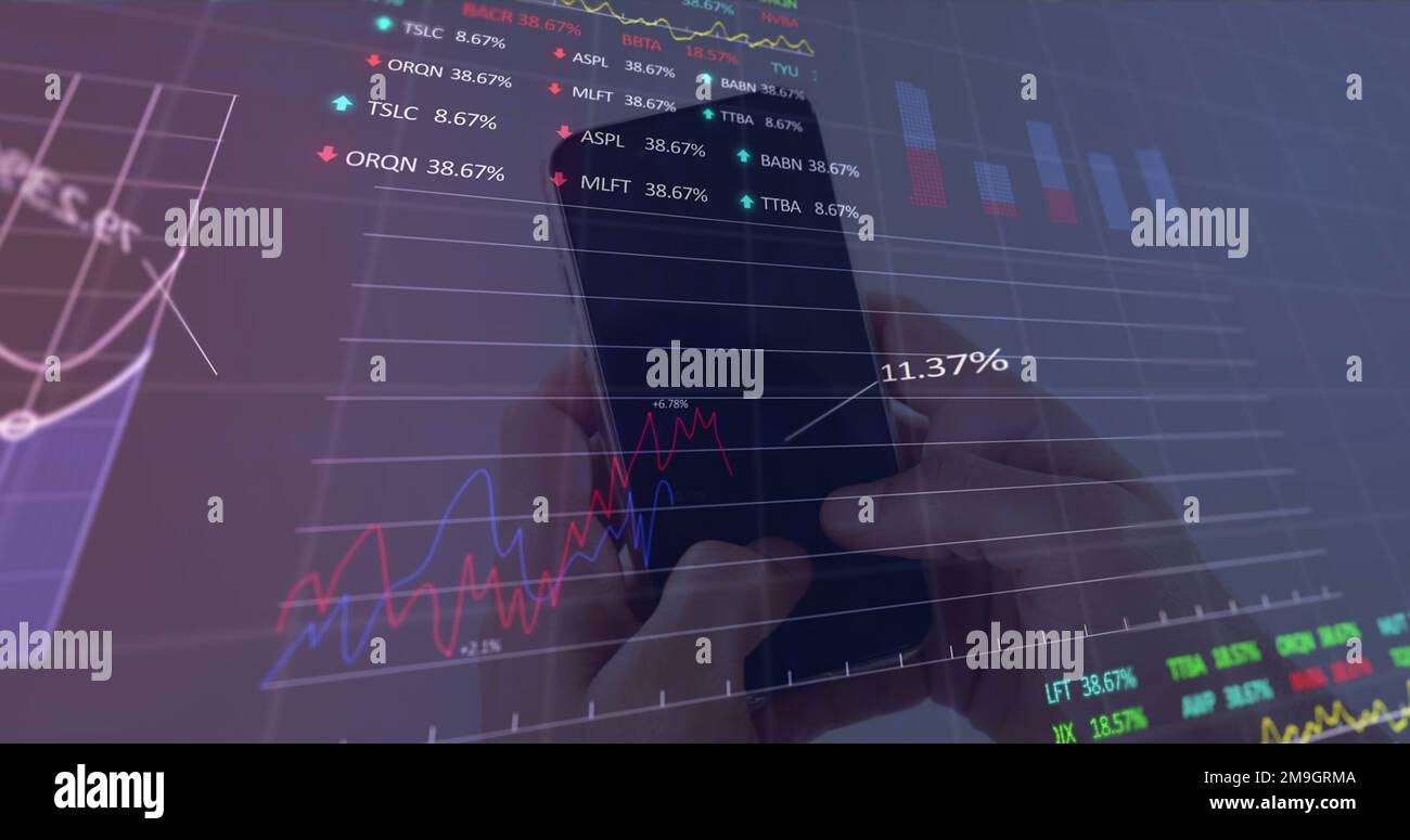 Stock market processing over grid network against hand using smartphone ...