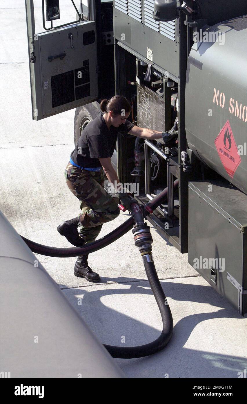 STAFF Sergeant Julia Nelson, US Air Force (USAF), fuels specialist ...