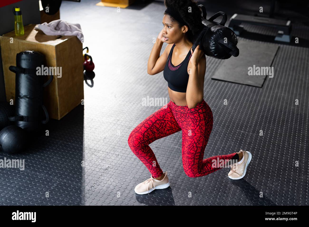 African american fit hi-res stock photography and images - Alamy