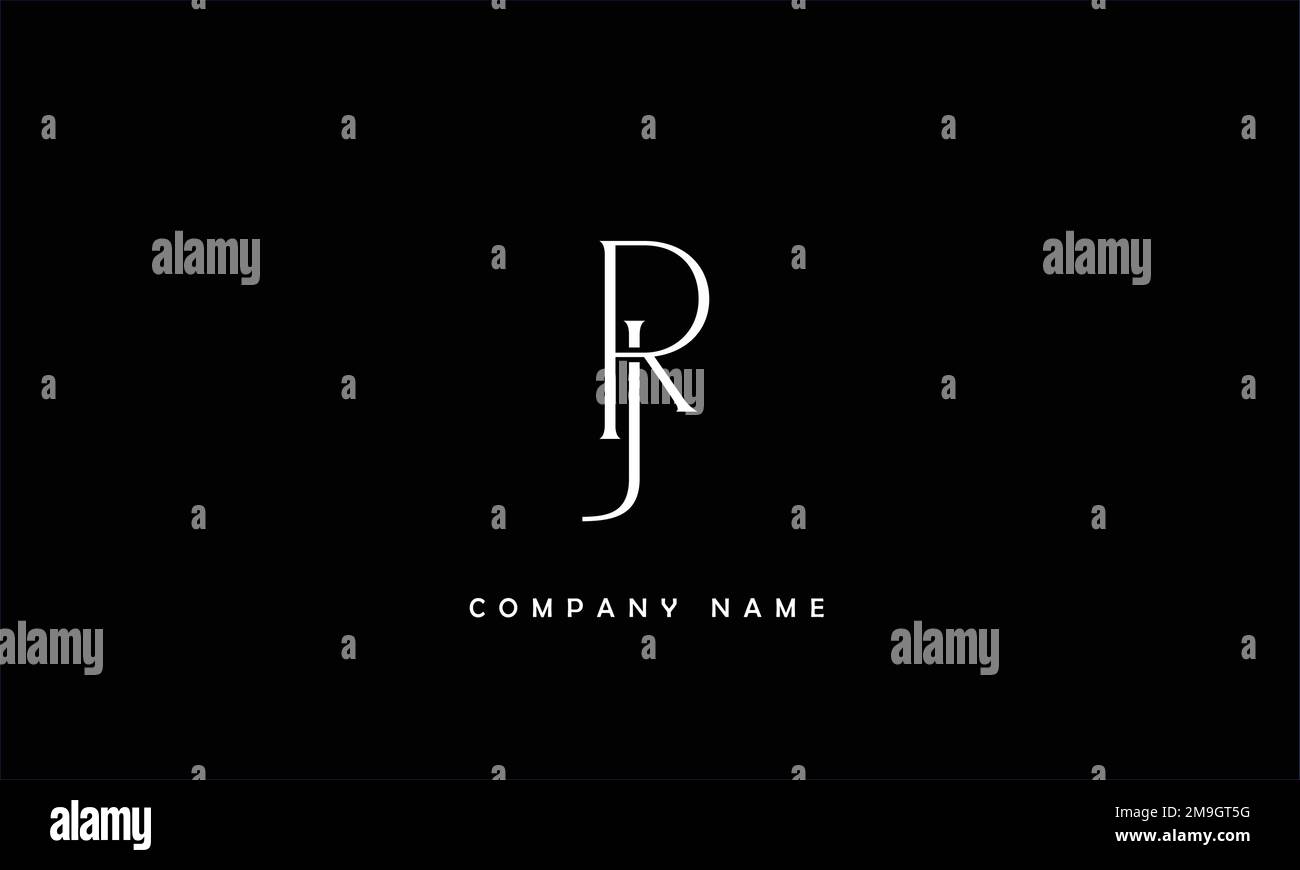 RJ, JR Abstract Letters Logo Monogram Stock Vector Image & Art - Alamy
