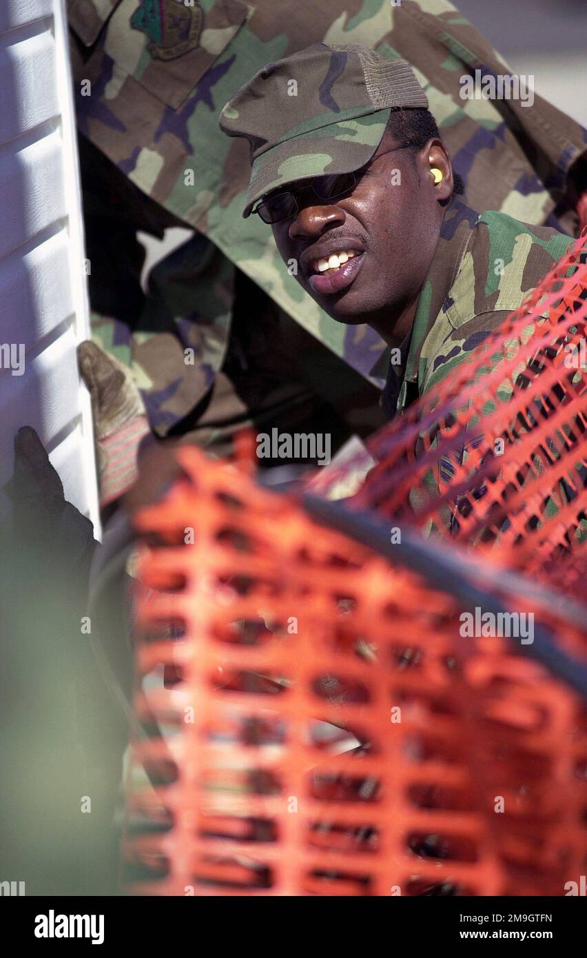Technical Sergeant Conrad Dunn, a Liquid Fuels Operator with the ...