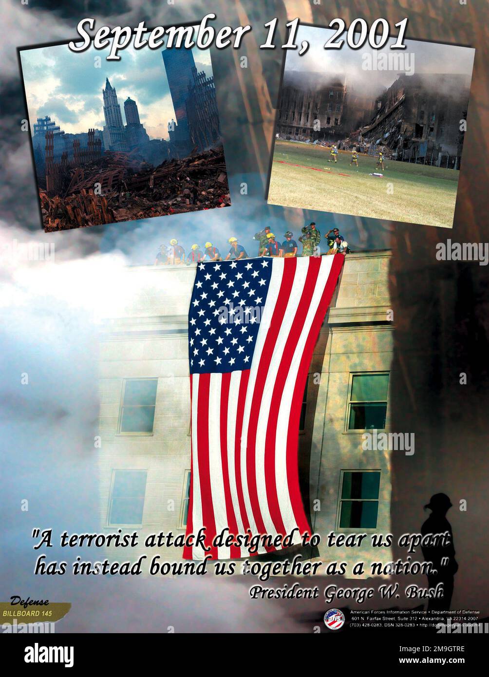 Bush september 11 2001 hi-res stock photography and images - Alamy