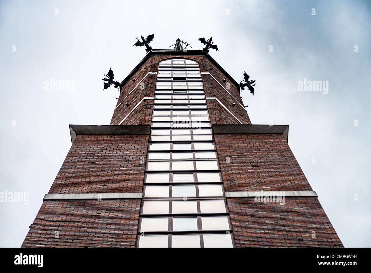 A beautiful view of a tower in the Nysa in Poland Stock Photo - Alamy