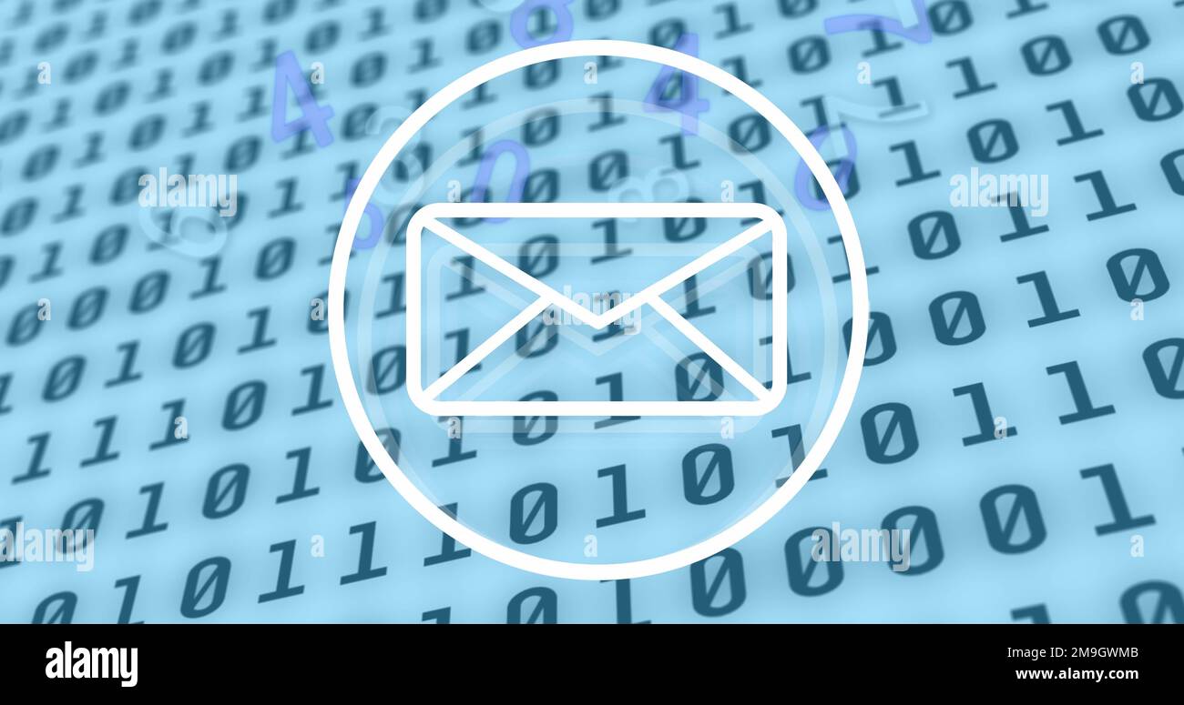 Image data processing envelope hi-res stock photography and images - Alamy