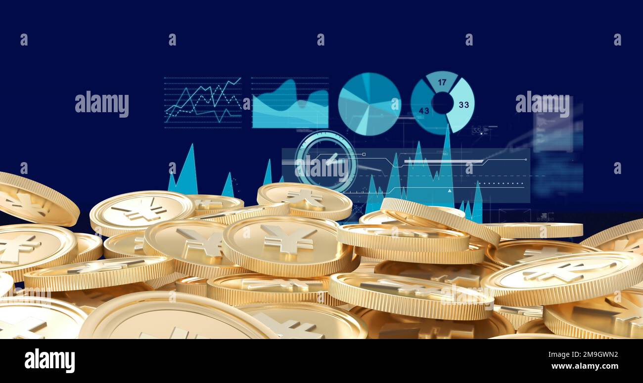 Image data processing coins hi-res stock photography and images - Alamy