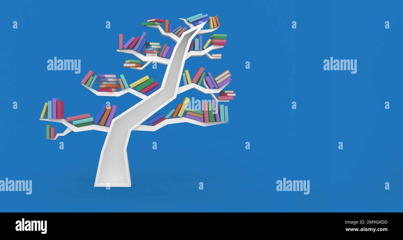 Books tree hi-res stock photography and images - Alamy
