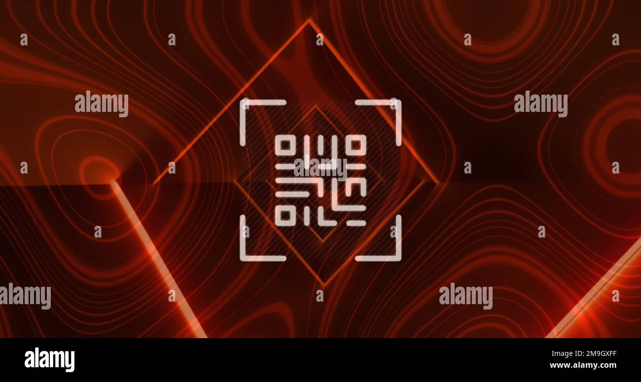 Dark orange abstract technology hi-res stock photography and images - Alamy