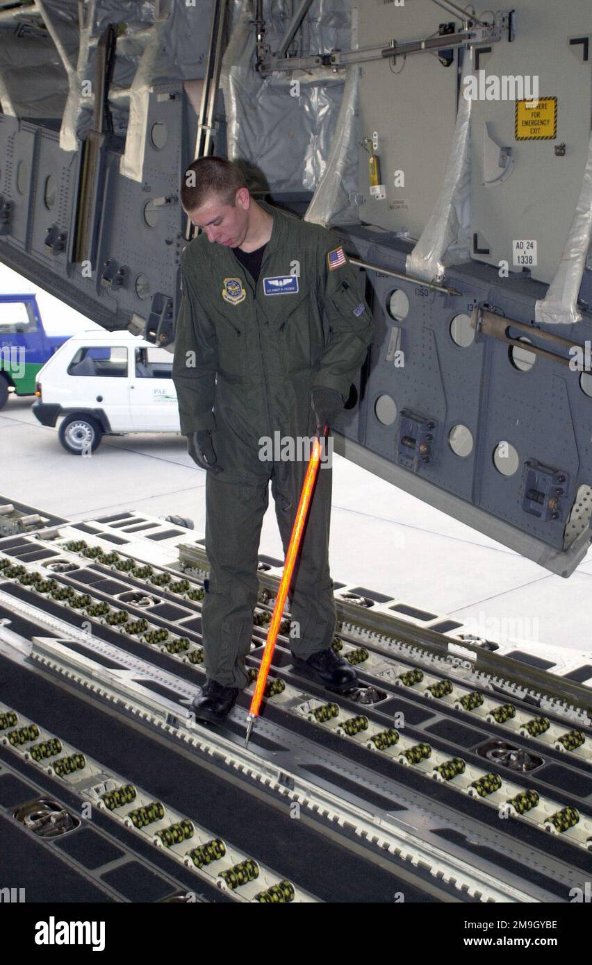 SENIOR AIRMAN Robert Coleman, US Air Force (USAF), loadmaster, 17th ...