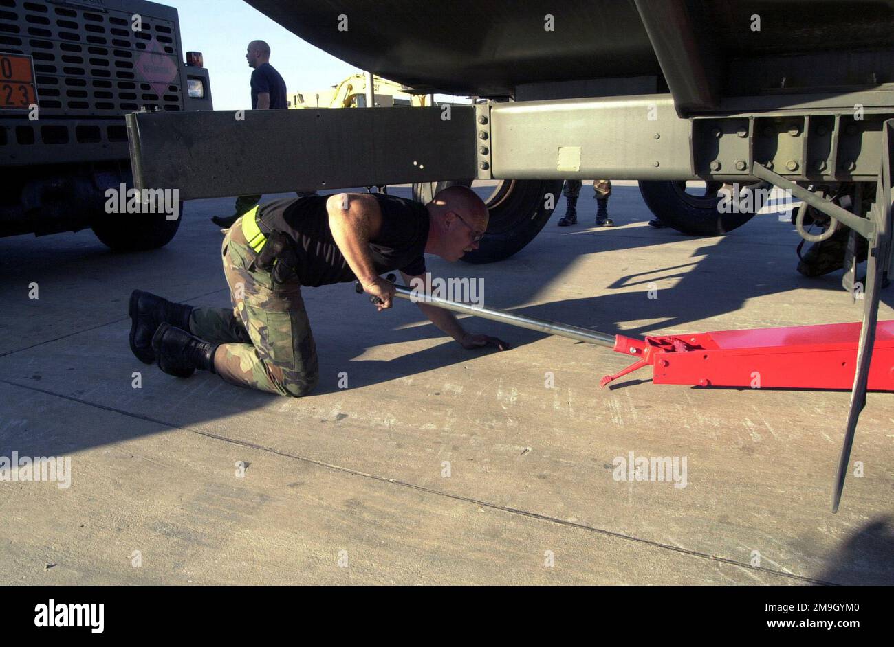 Technical Sergeant T.J. Theis, USAF, (left), fuels specialist, 96th ...