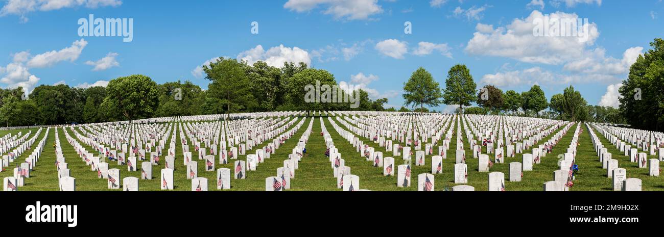 65095-02709 Jefferson Barracks National Cemetery St. Louis, MO Stock ...