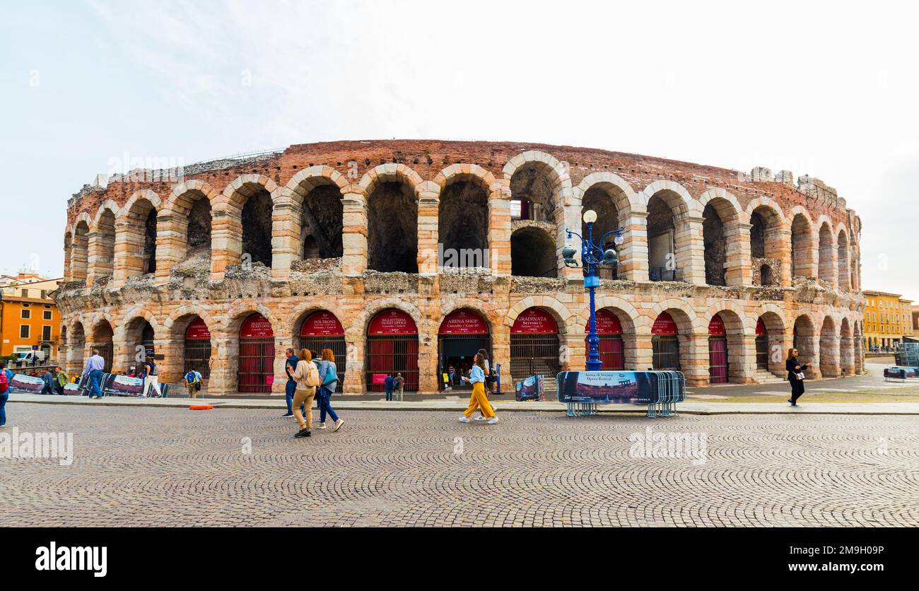 Arena verona coliseum panorama hi-res stock photography and images - Alamy