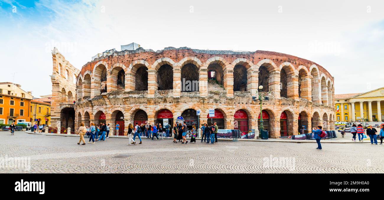 Arena verona coliseum panorama hi-res stock photography and images - Alamy