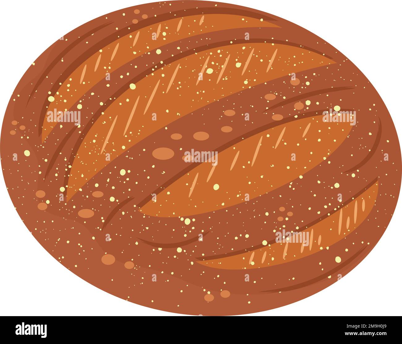 Rounded bread Stock Vector Images - Alamy