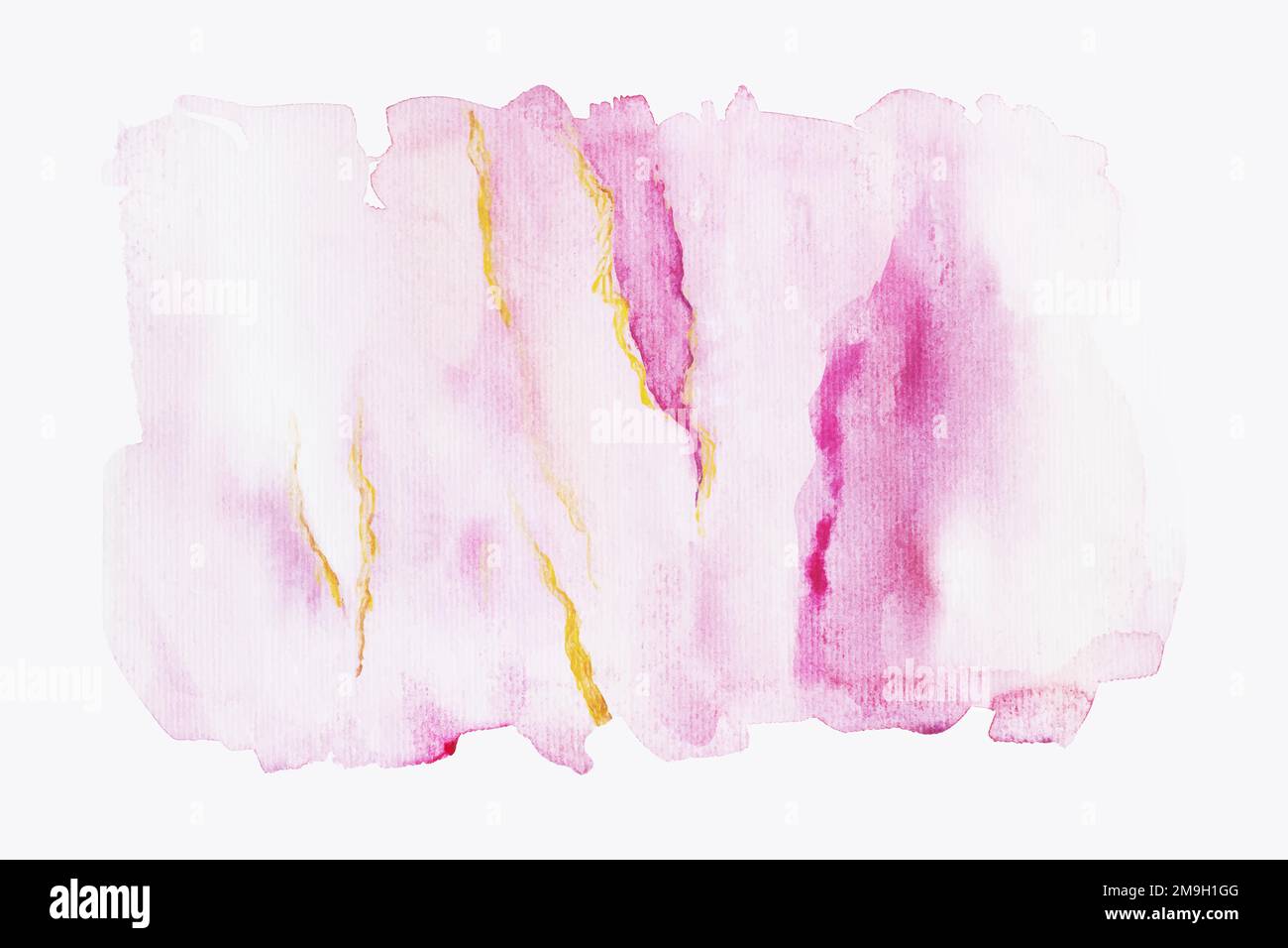 Shades of pink watercolor brush strokes vector Stock Vector Image & Art ...