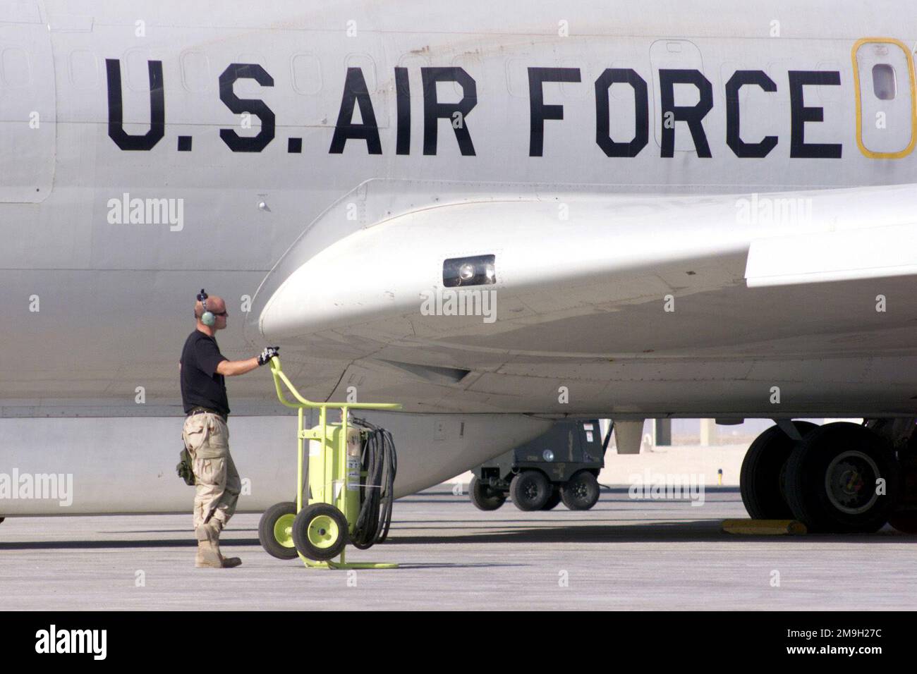 011113-F-5795G-004. [Complete] Scene Caption: A member of the 93rd ...