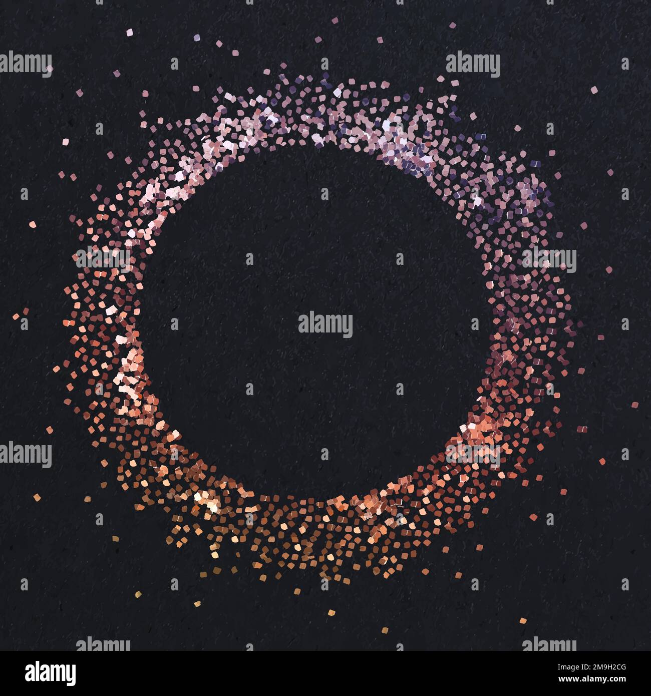 Dusty pink circle frame vector Stock Vector Image & Art - Alamy