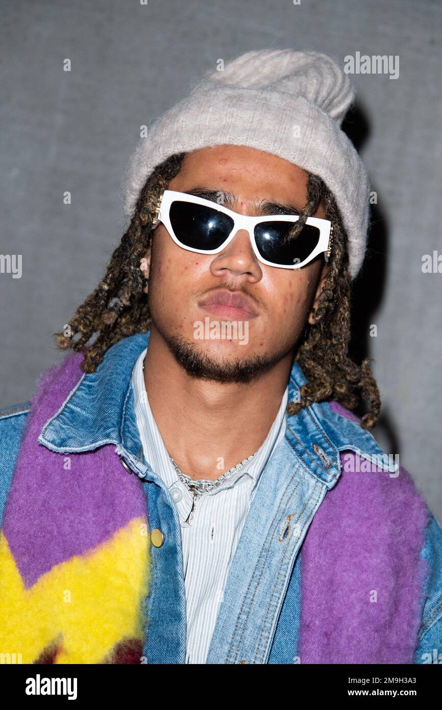 Paris, France. 18th Jan, 2023. Nafe Smallz attending the Hed Mayner ...