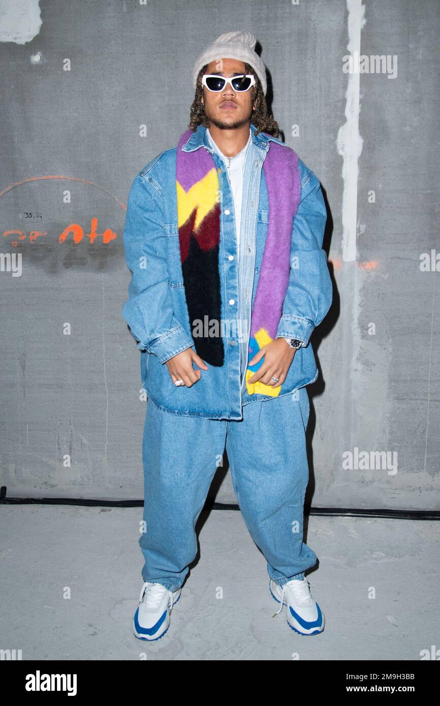 Paris, France. 18th Jan, 2023. Nafe Smallz attending the Hed Mayner ...